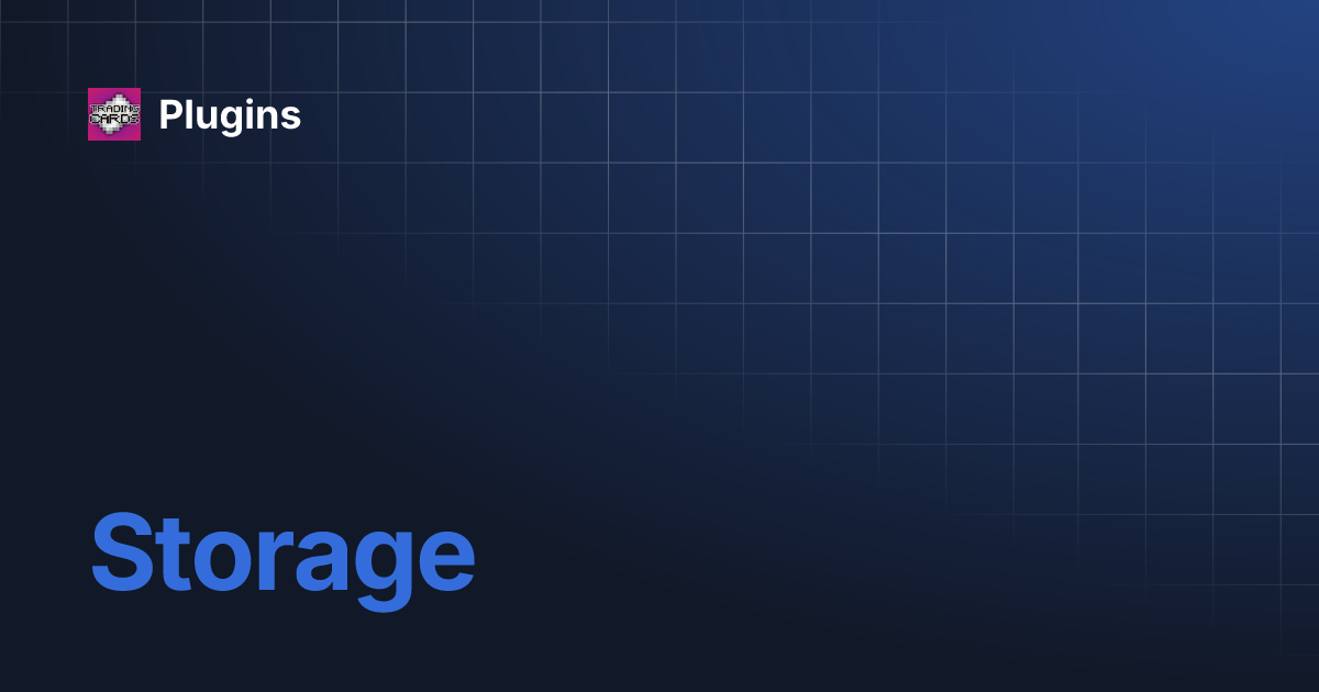 Storage | Plugins